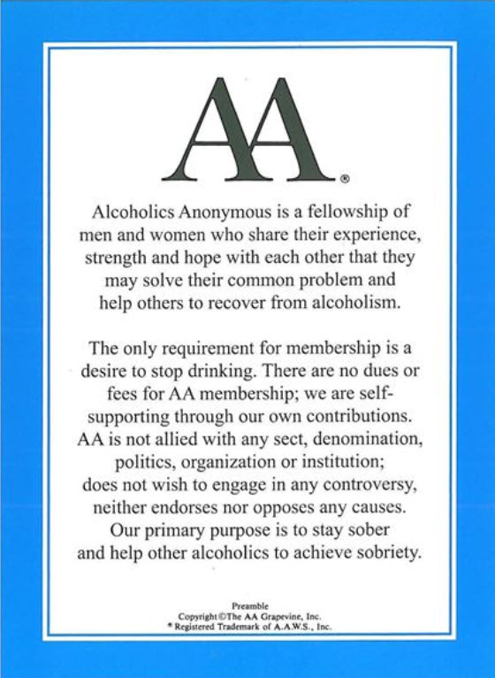 Meeting Guide – Clean Air Group Dallas AA